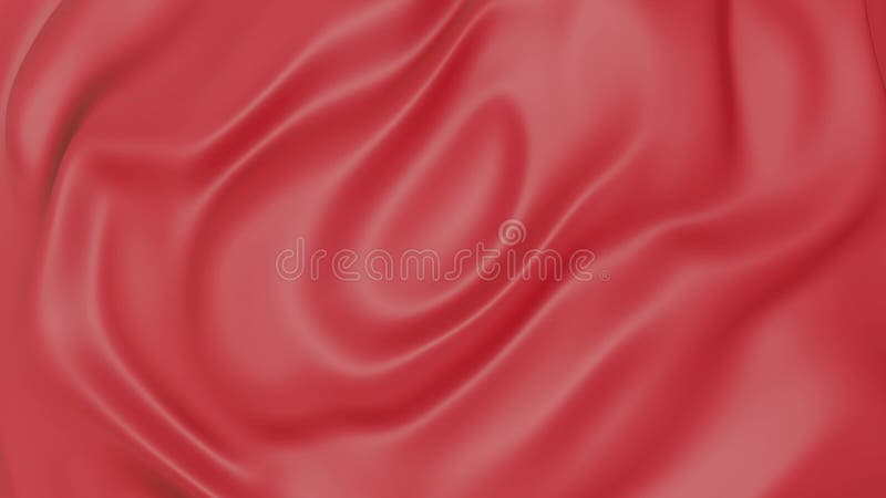 Light Red Colour Silk Waves, Looping Texture Animation Stock Footage ...