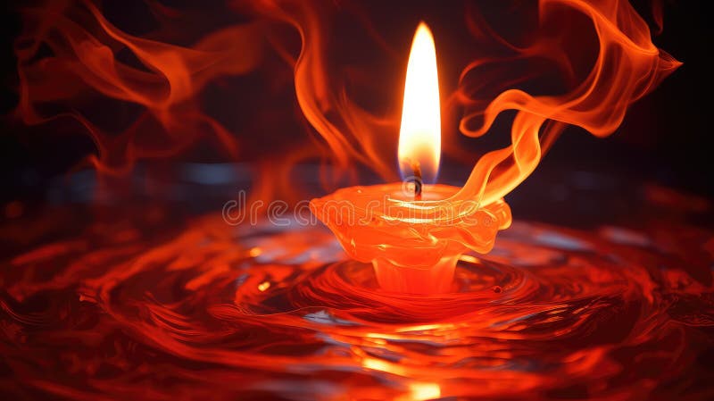 Light red flame stock illustration. Illustration of flame - 372676998