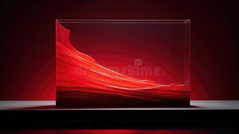 Light red metal gradient stock illustration. Illustration of form ...