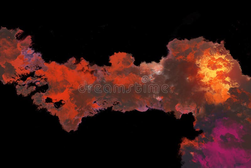 Light Red Smoke Color Overlay Light Rays Flash and Glow and Clouds ...