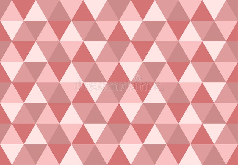 Light Red Triangular Seamless Pattern. Low Poly Geometric Background ...