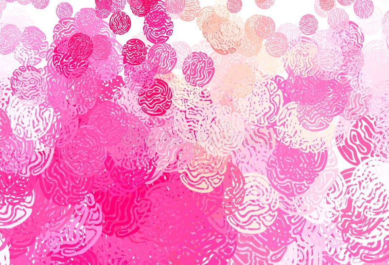 Light Red Vector Background with Abstract Shapes. Stock Vector ...