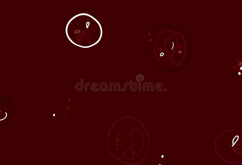 Light Red Vector Background with Tasty Food. Stock Vector ...