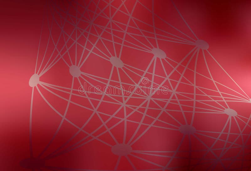 Light Red Vector Texture with Artificial Intelligence Concept Stock ...