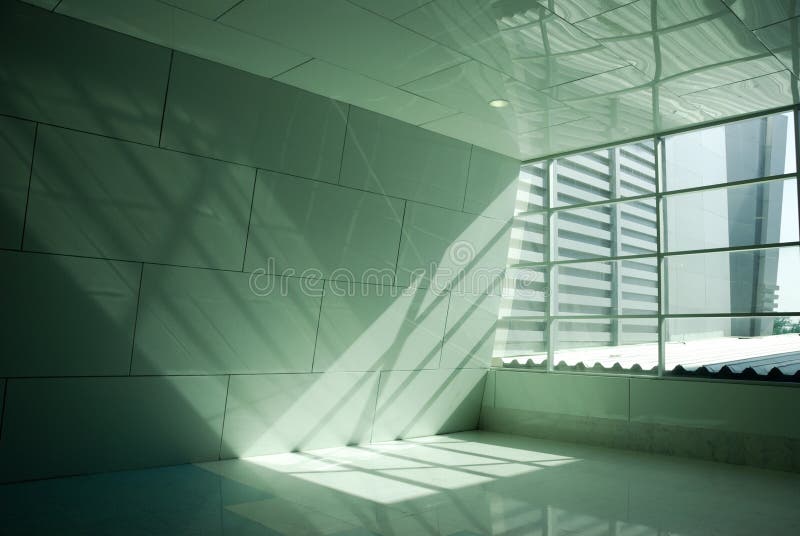 Light and Light Reflect in the Room. Light Go through the Window Stock ...