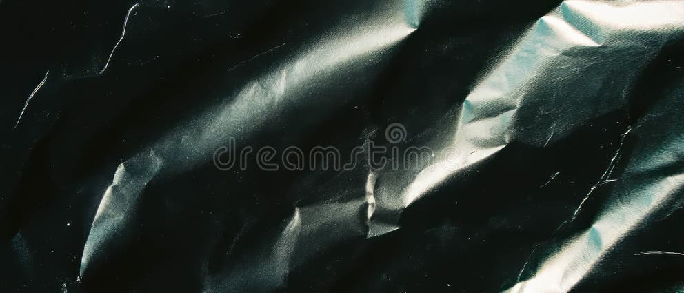 Light Reflecting Paper Texture on Black Background with Central Empty ...