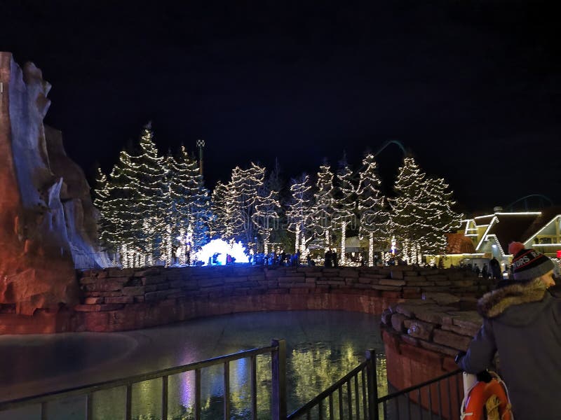 Light Reflection in Christmas Wonderland Stock Photo - Image of ...