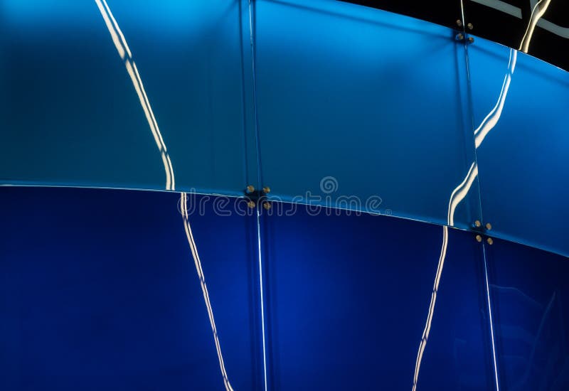 Light Reflection on Colored Glass Wall Stock Photo - Image of ...