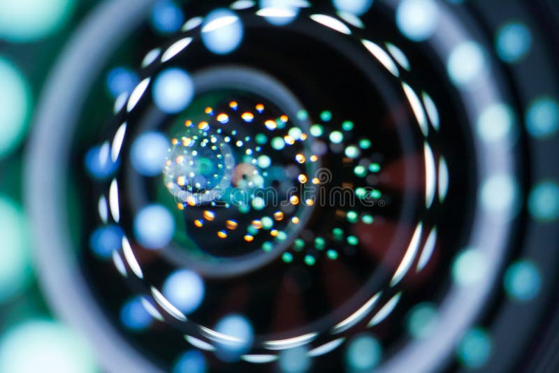 Light Reflection is in Lenses Stock Photo - Image of colored, focus ...