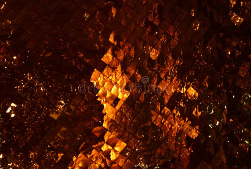 Light Reflection on Stain Glass Wall Stock Image - Image of reflection ...