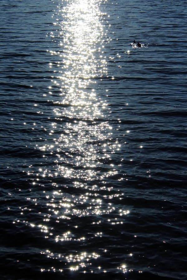 Light Reflection on the Surface of Ocean Stock Photo - Image of ocean ...