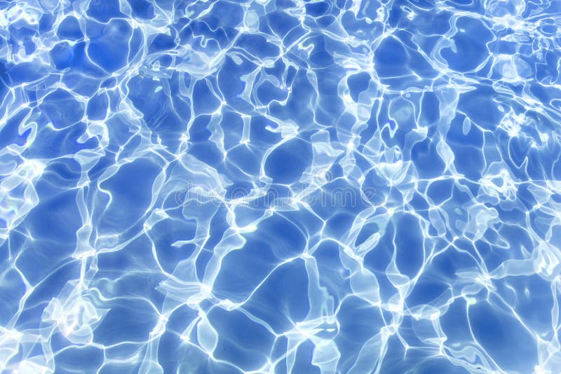 Light Reflections in the Blue Water Stock Photo - Image of beam ...