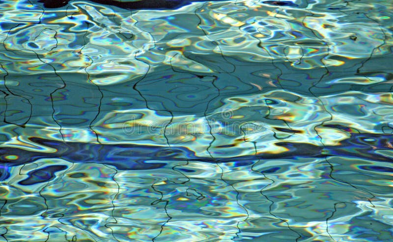 Light Reflections in Bright Water Stock Photo - Image of race, waves ...