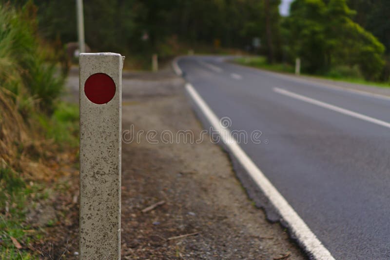 Road Reflector stock image. Image of road, safety, warning - 34590217