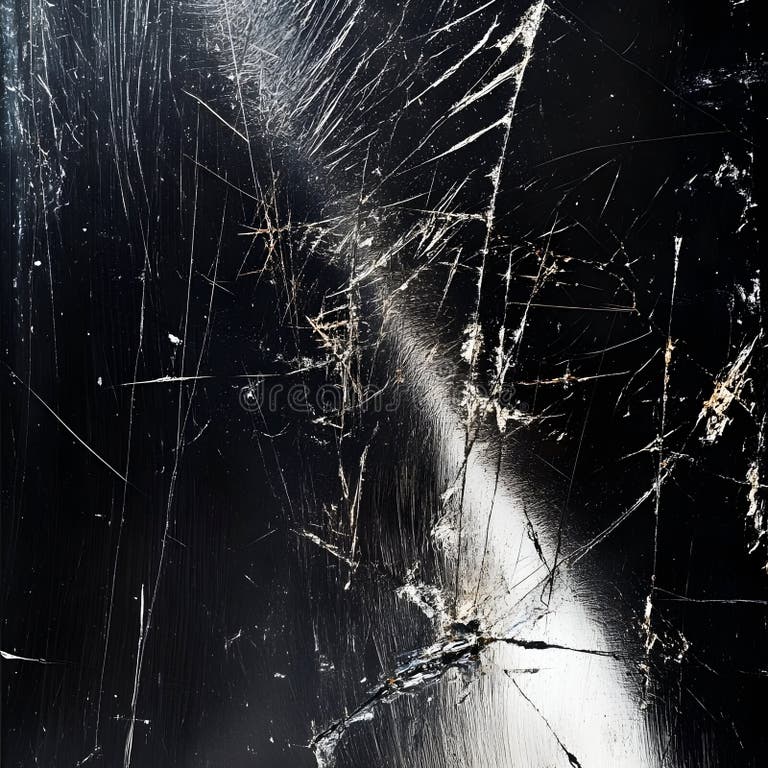Intricate Patterns on a Black Surface Reveal Scratches and Scuffs in ...