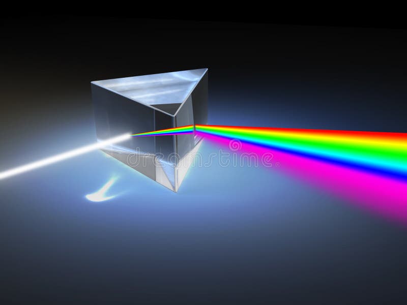 Light refraction stock illustration. Illustration of blue - 19667861