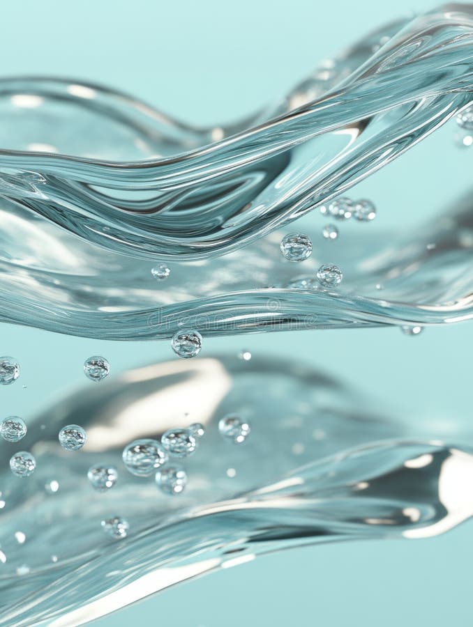 Light Refraction and Reflection in Water are Shown in this Close-up of ...