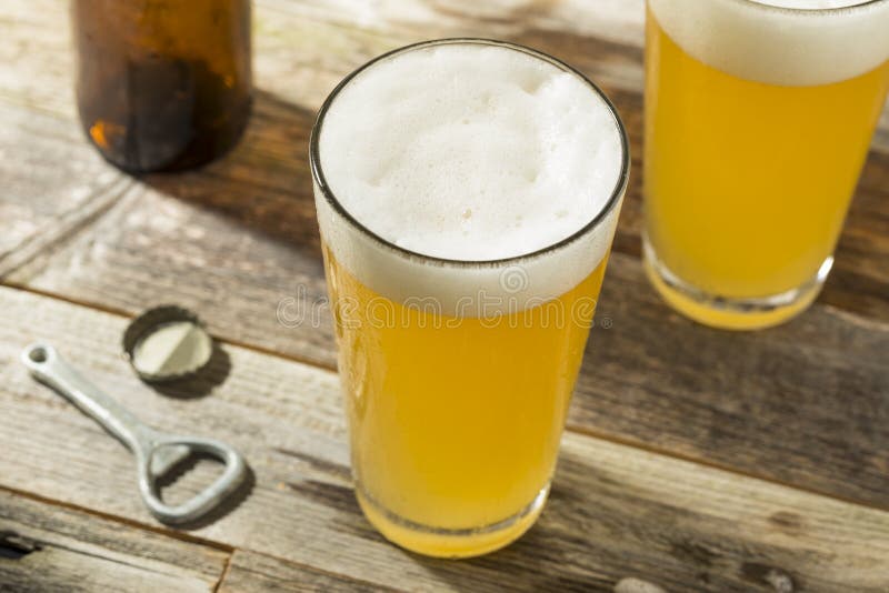 Light Refreshing Summer Craft Beer Stock Photo - Image of frosty ...