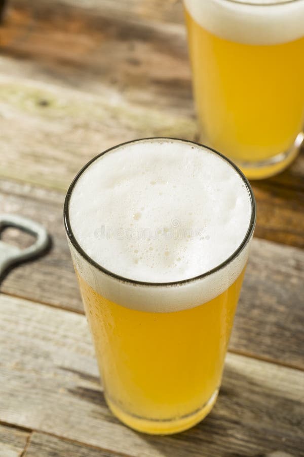 Light Refreshing Summer Craft Beer Stock Photo - Image of golden ...