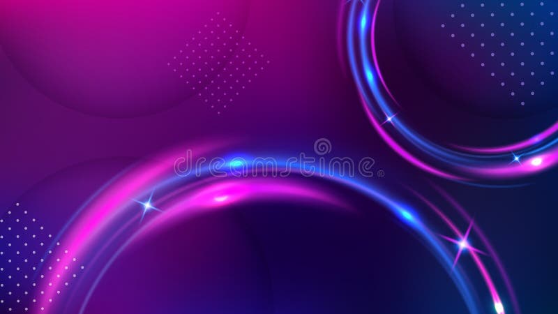 Light Ring Background, Elegant Violet Light Widescreen, Vector ...