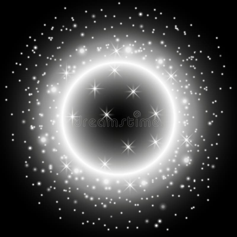 Stardust White Glitter.Sparkle Glowing Stardust. Magic Sparkling ...