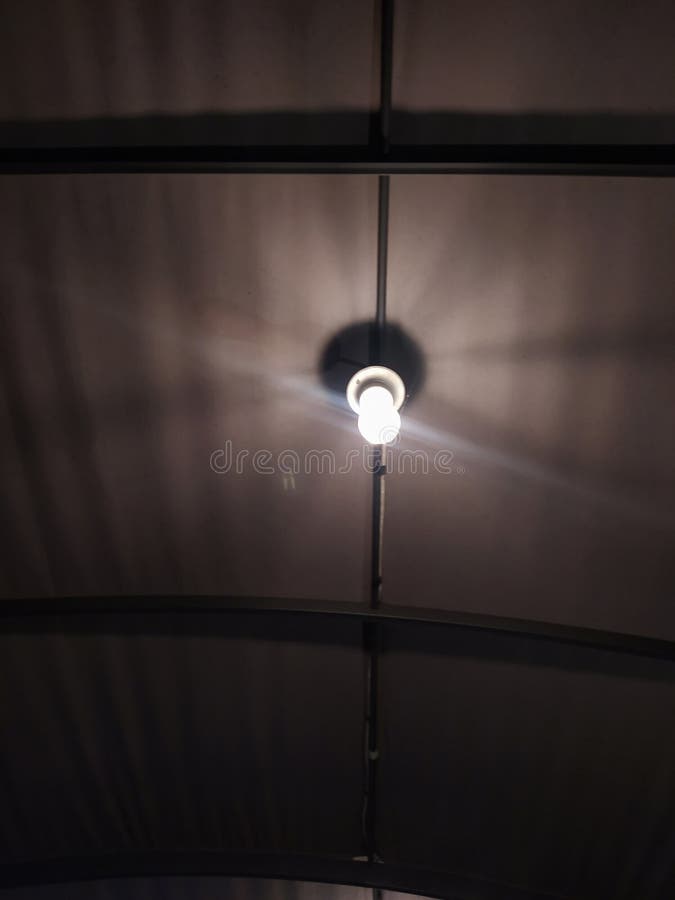 Light on Rooftop and Lamp for Balcon Stock Photo - Image of balco ...