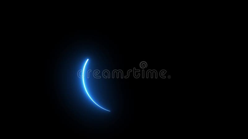Light Rotating Fire Meteor Intro Transition Animation Rotating Meteor