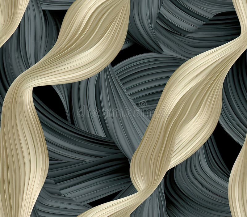 Light Ruched, Fabric Pattern, Seamless Pattern. Stock Illustration ...