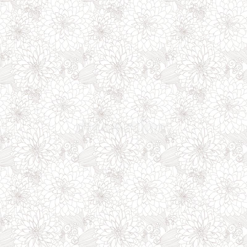 Light Seamless Texture with Flowers Stock Vector - Illustration of ...