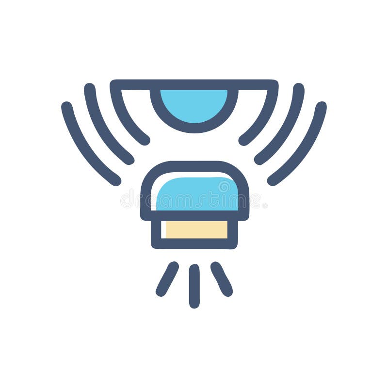 Light Sensor Icon for Smart Systems Stock Illustration - Illustration ...