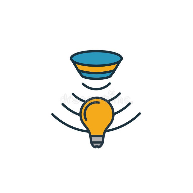 Light Sensor Icon. Simple Element from Sensors Icons Collection Stock ...