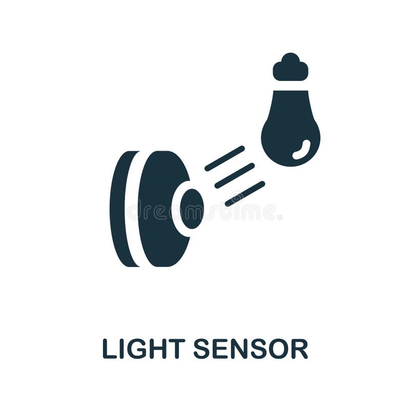 Light Sensor Icon. Simple Element from Sensors Icons Collection Stock ...