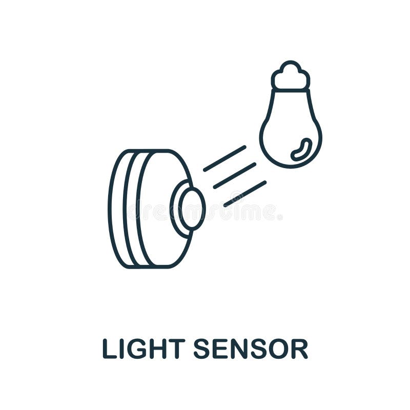 Light Sensor Icon. Simple Element from Sensors Icons Collection Stock ...