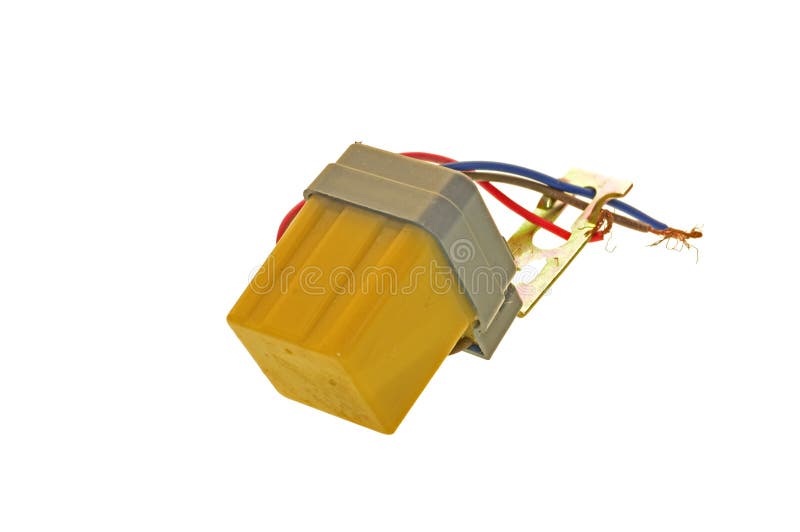 Light Sensor Isolated on White Background Stock Photo - Image of column ...