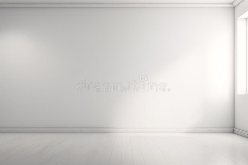 Light and Shadow, Blank White Wall Room Studio Backdrop Stock ...