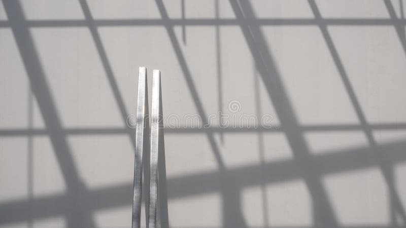 Light and Shadow of Ceiling Structure on Surface of Aluminum C-line ...