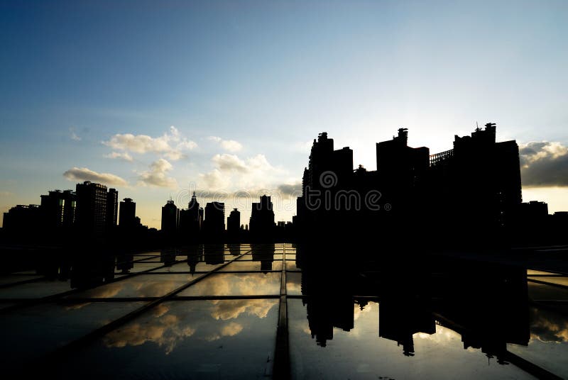 Light and shadow city stock photo. Image of building, architecture ...