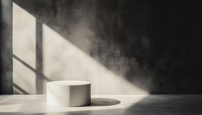 Light and Shadow Creating Dramatic Atmosphere in an Empty Room with a ...