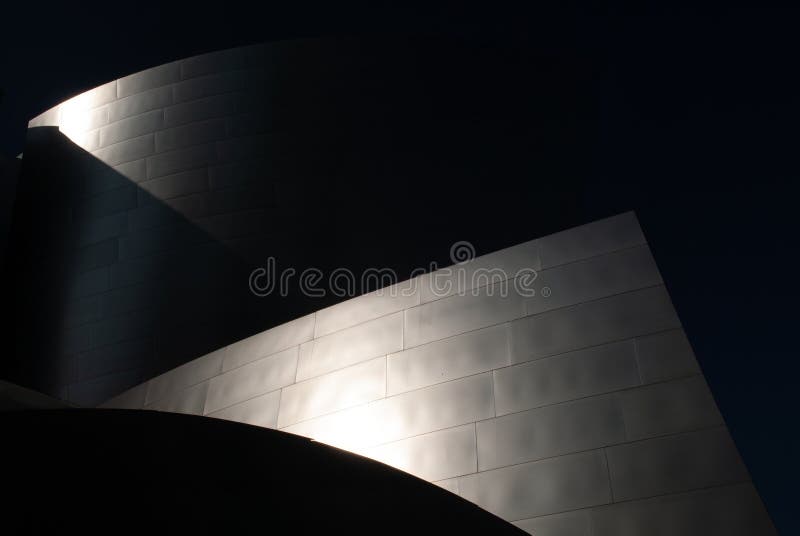 Light and Shadow of the Exterior of a Building Structure Editorial ...