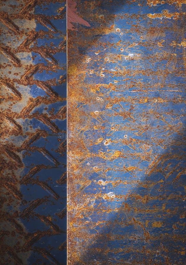 Light and Shadow on Front and Back Side Surface of 2 Grunge Checkered ...