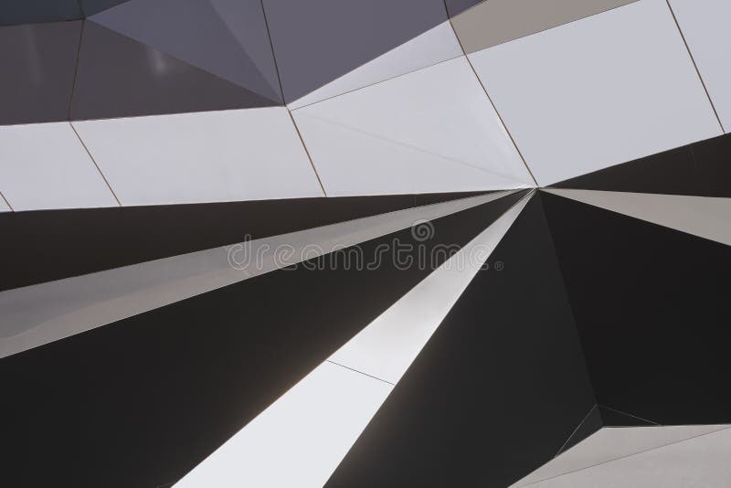 Geometric Pattern Surface of Decorative Aluminum Composite Tiles Wall ...