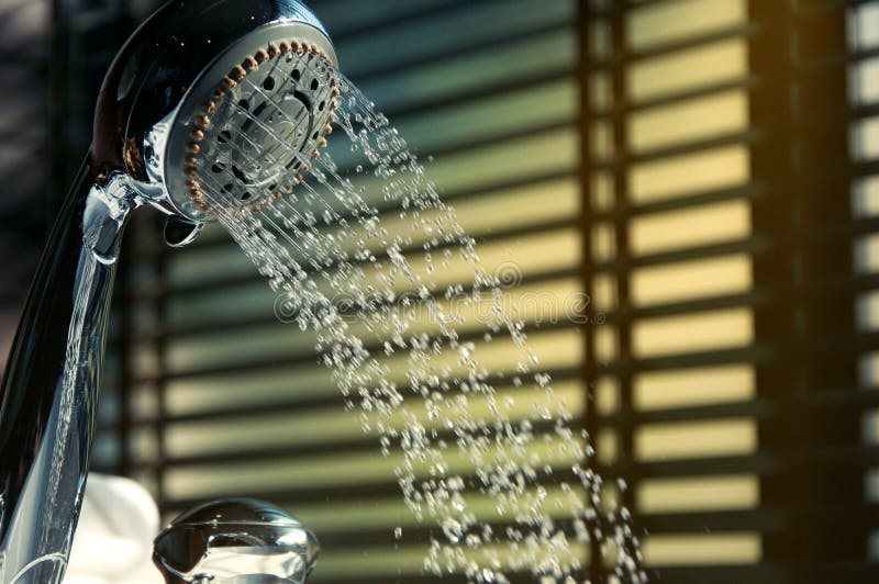 Light and Shadow on the Granite Floor and Warm Lighting in Spa Resort ...