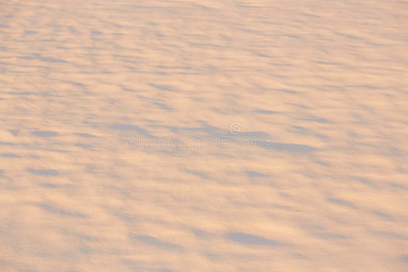 Light and Shadow on the Snow in the Golden Hour. Background. Stock ...