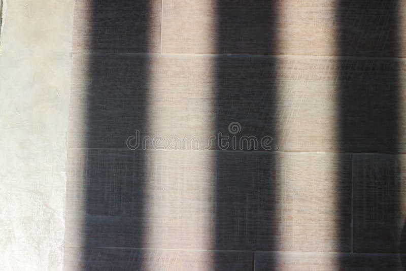 The Light and Shadow from the Sun Shining on the Floor, Abstract ...