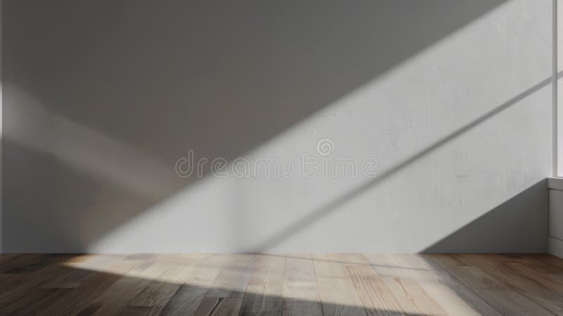 Light and Shadow on Wall. AI Generated Stock Image - Image of interior ...