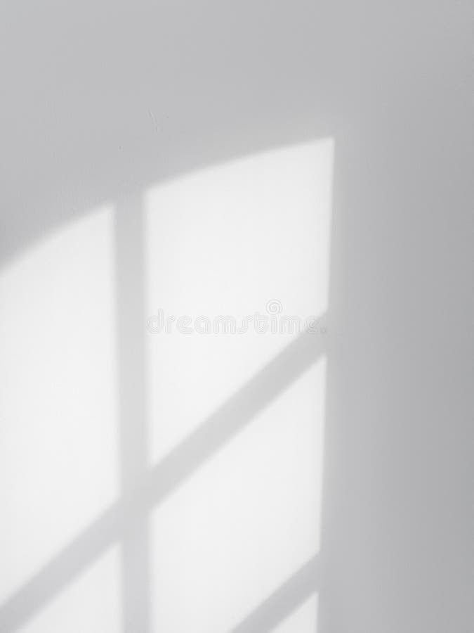Light and Shadow on the White Wall, Abstract Blurry Background Stock ...