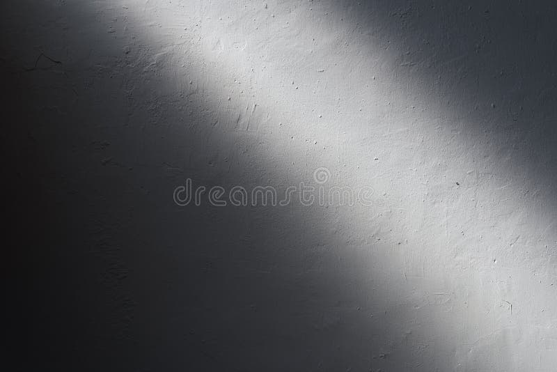 Light and Shadow on White Wall Surface Stock Photo - Image of rough ...