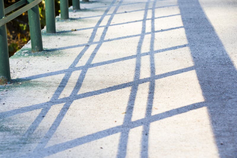 Light and Shadows in the Bridge Stock Image - Image of light, pattern ...