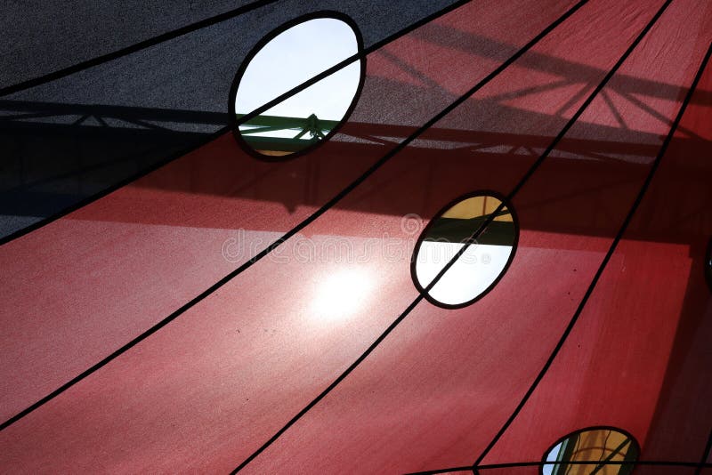 Light, Shadows and Reflections of Light in Nature Stock Image - Image ...