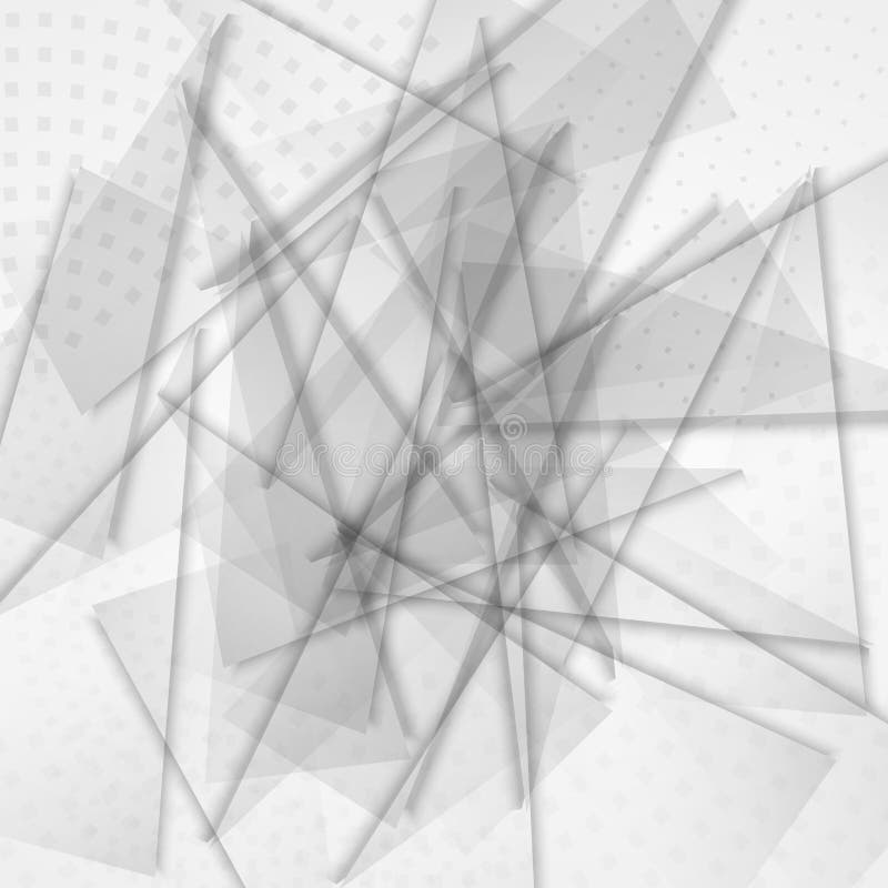 Light Shapes Dynamic Vector Gray Background Stock Vector - Illustration ...